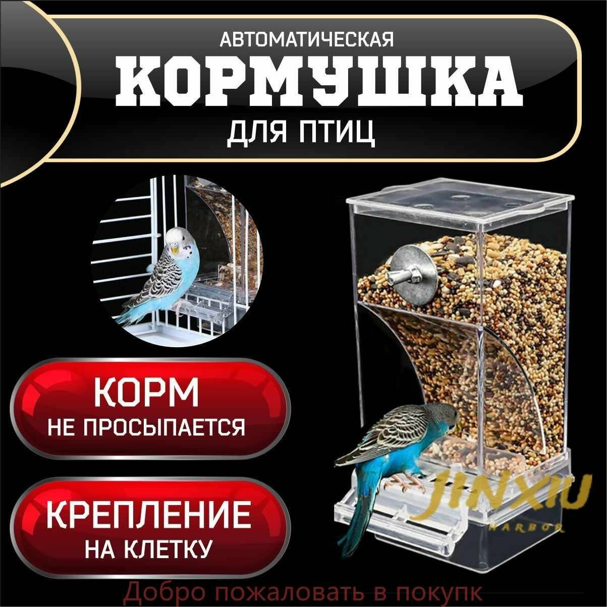 Кормушка для птиц, Big Jungle, автоматическая, кормушка для попугаев