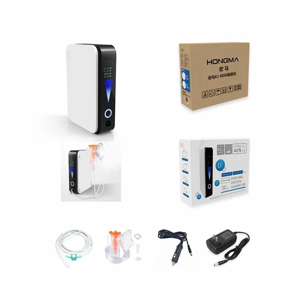 Мини Концентратор кислорода 1L /Поддержка использования автомобильного интерфейса питания