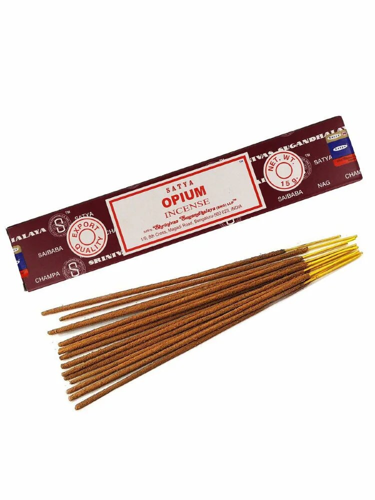 OPIUM Incense, Satya (Благовония опиум, Сатья), 15 г.