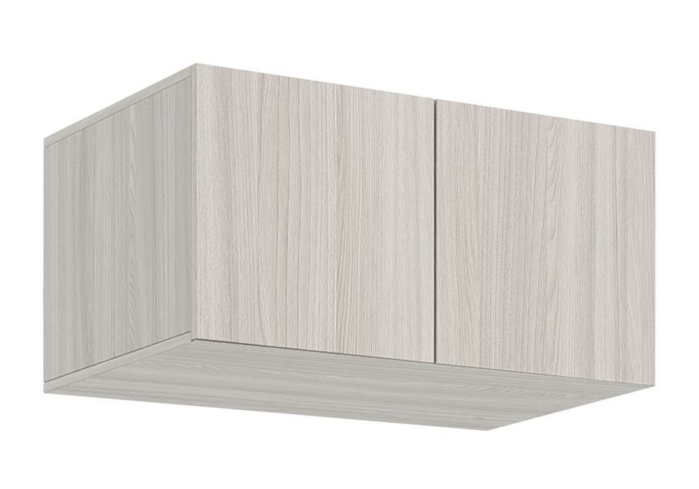 Антресоль на шкаф двухдверная Нонтон Аксельмуд, 80x51x40 см, шимо светлый