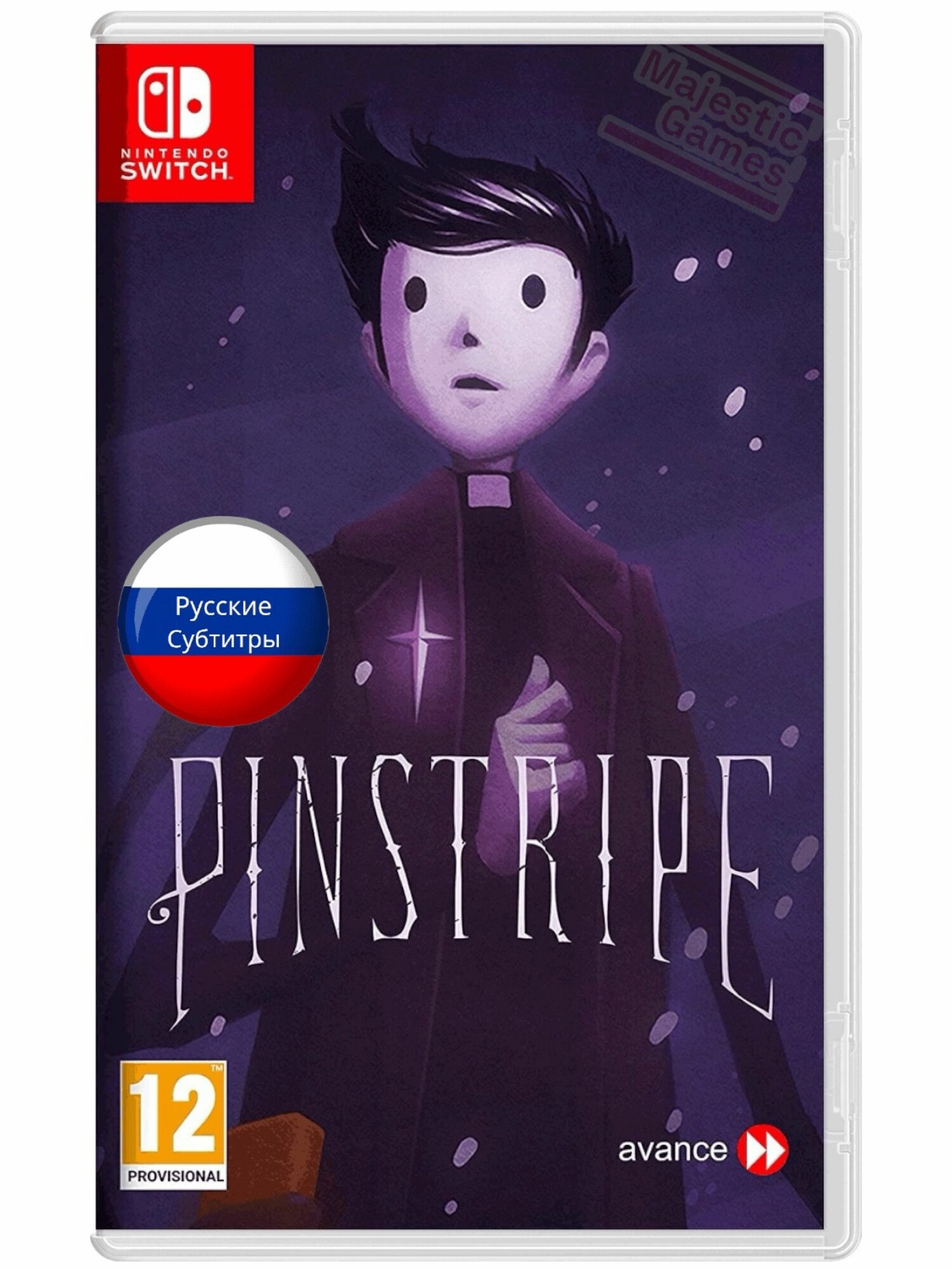 Игра Pinstripe (Nintendo Switch, Русские субтитры, приключения, 12+)