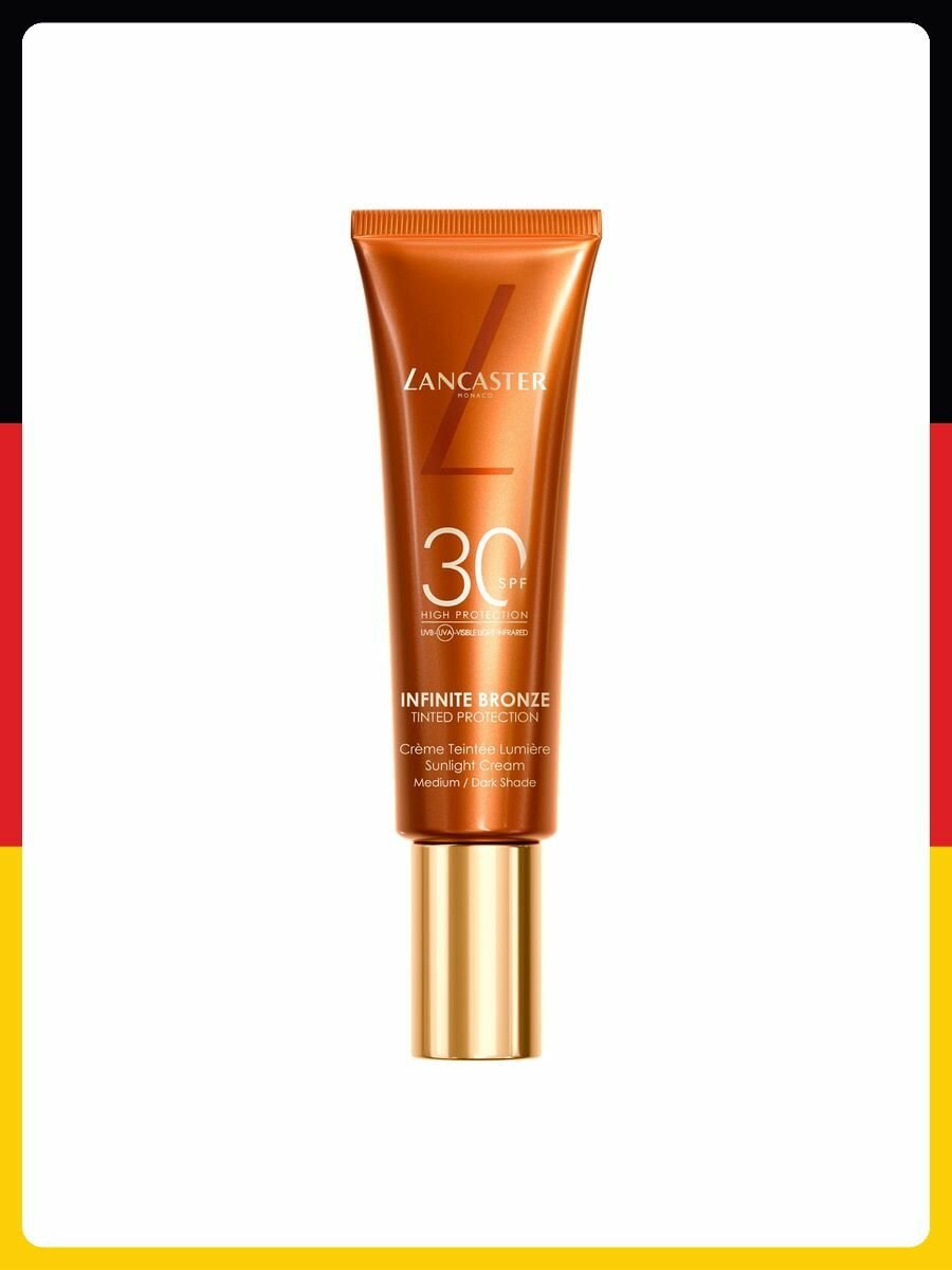 Средство солнцезащитное LANCASTER Infinity Bronze Sunlight Cream SPF30 medium/dark, 50 ml