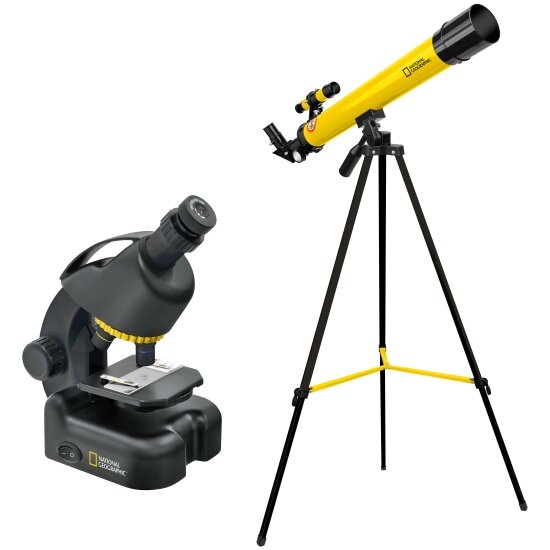 Набор микроскоп и телескоп Bresser National Geographic 45/600 и 40x-640x (91-18300)