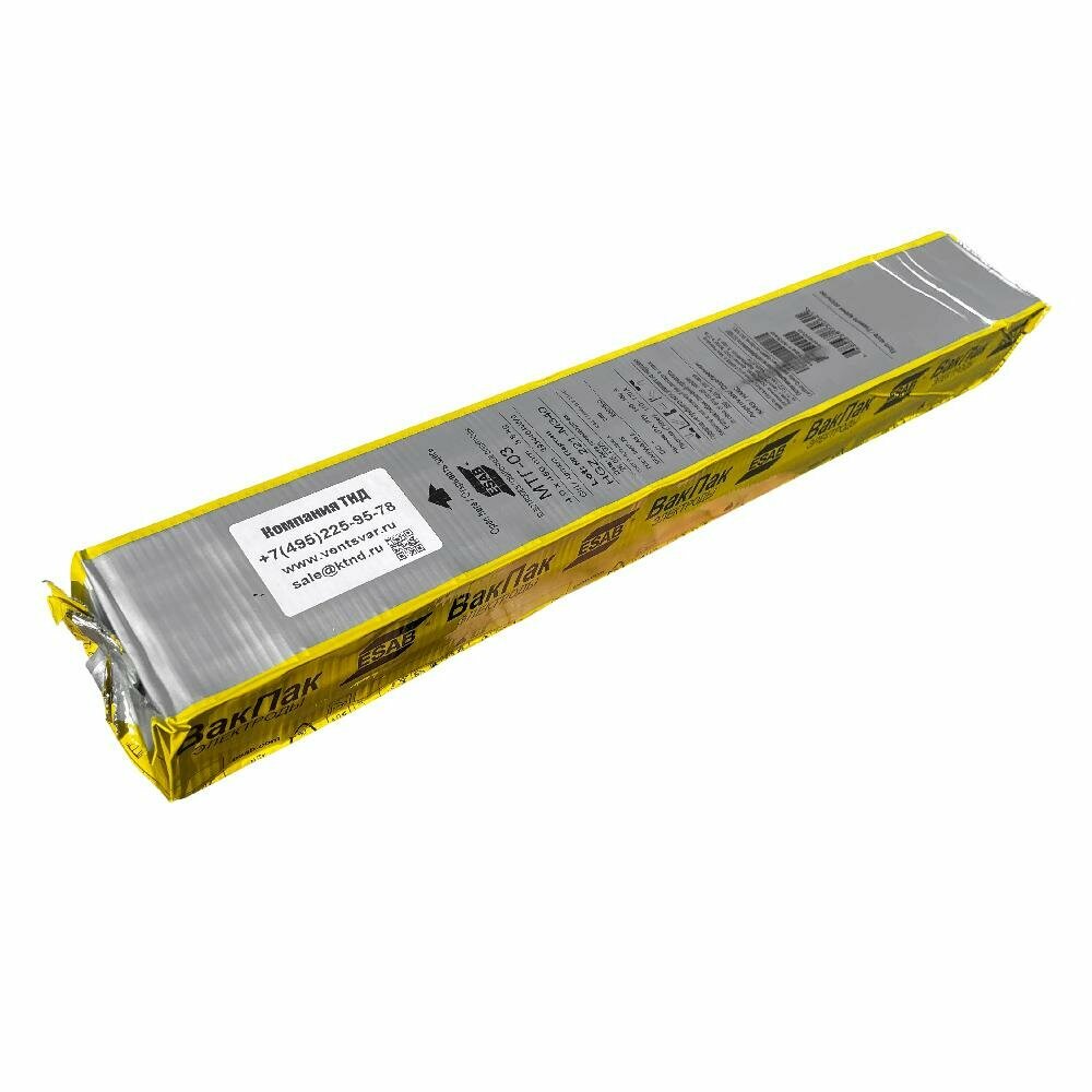 Электроды ESAB МТГ-03 ф 3,0 мм х 350 мм VacPac (1,8кг)