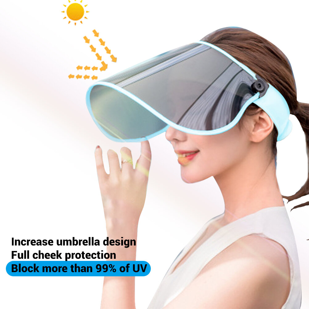 Регулируемый Солнцезащитный Козырек с Вращением на 360 °, Шляпа С Защитой От Ультрафиолета, Защитная Маска для Лица, Шляпа для Кемпинга на Открытом воздухе, Пешего Туризма, Тенниса