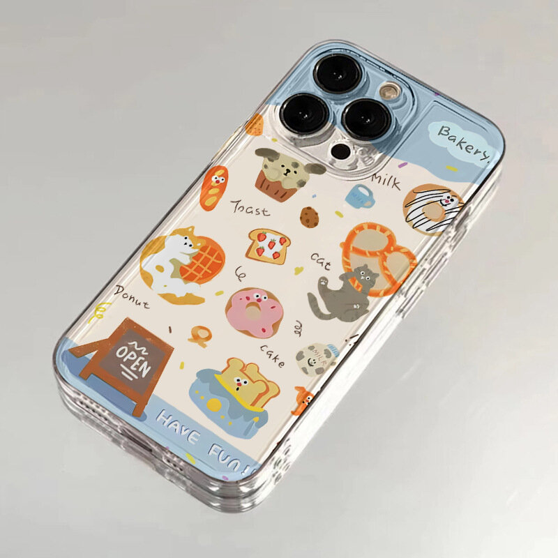 Чехол Biscuit Cat, для Apple 15 PROMAX, цвет Космическая ракушка