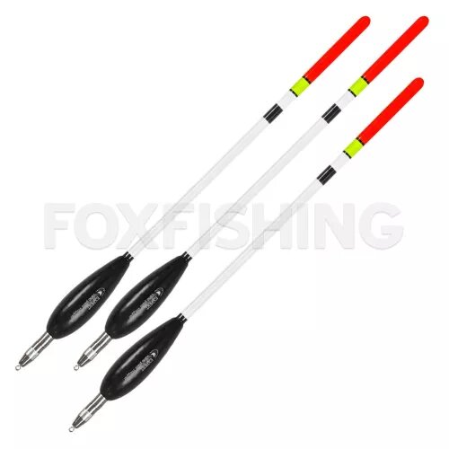 Поплавок Expert Waggler 203-65 5+3гр. 25см. 3шт. антенна 5,3мм. /цв. Мультиколор