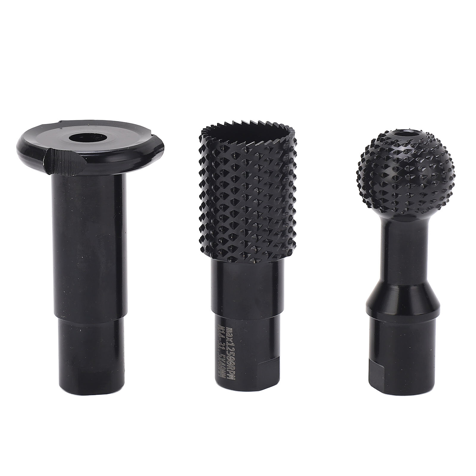 Набор из 3 борфрез M14 для резьбы по дереву, для угловых шлифовальных машин типа 115 125