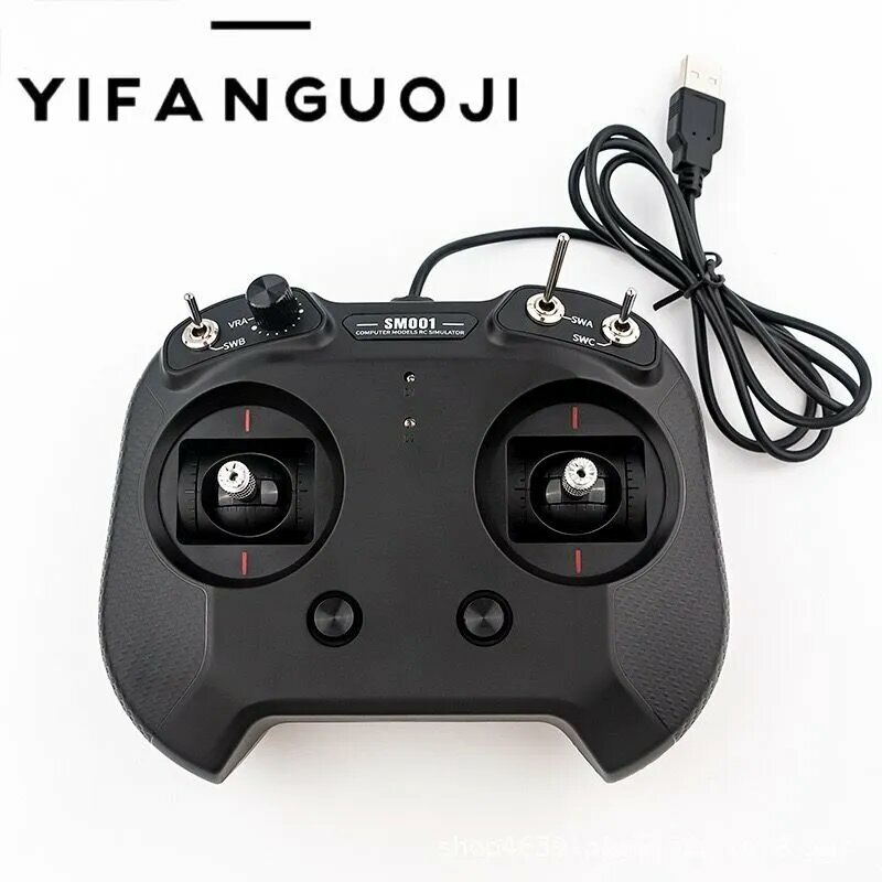 Flysky FS-SM001 пульт для обучения полетам на БПЛА 6 каналов USB Черный