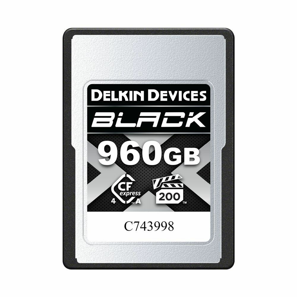 Карта памяти Delkin Devices Black CFexpress Type A 4.0 960GB [DCA4BV2960]