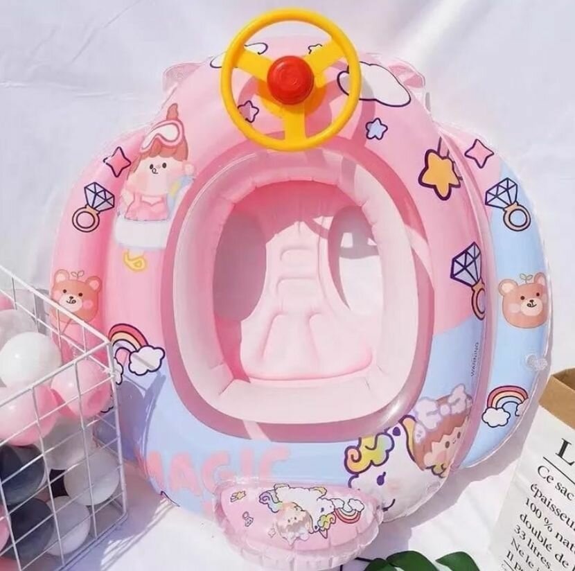 Безопасный надувной круг "Magic" для детей 68х67 см, детский круг для плавания