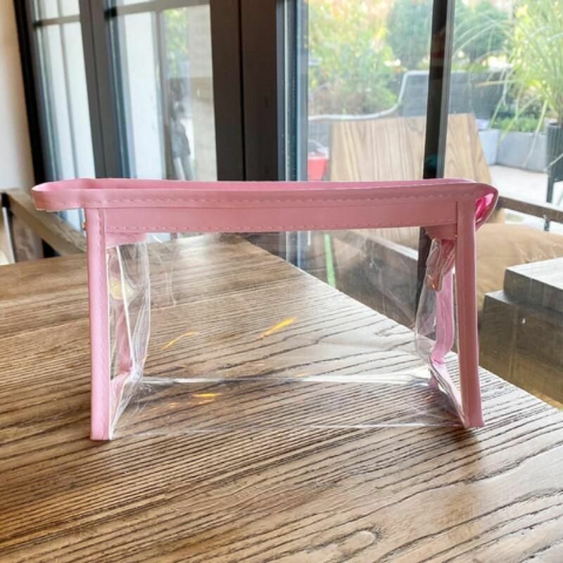 Прозрачный треугольный пенал большой емкости