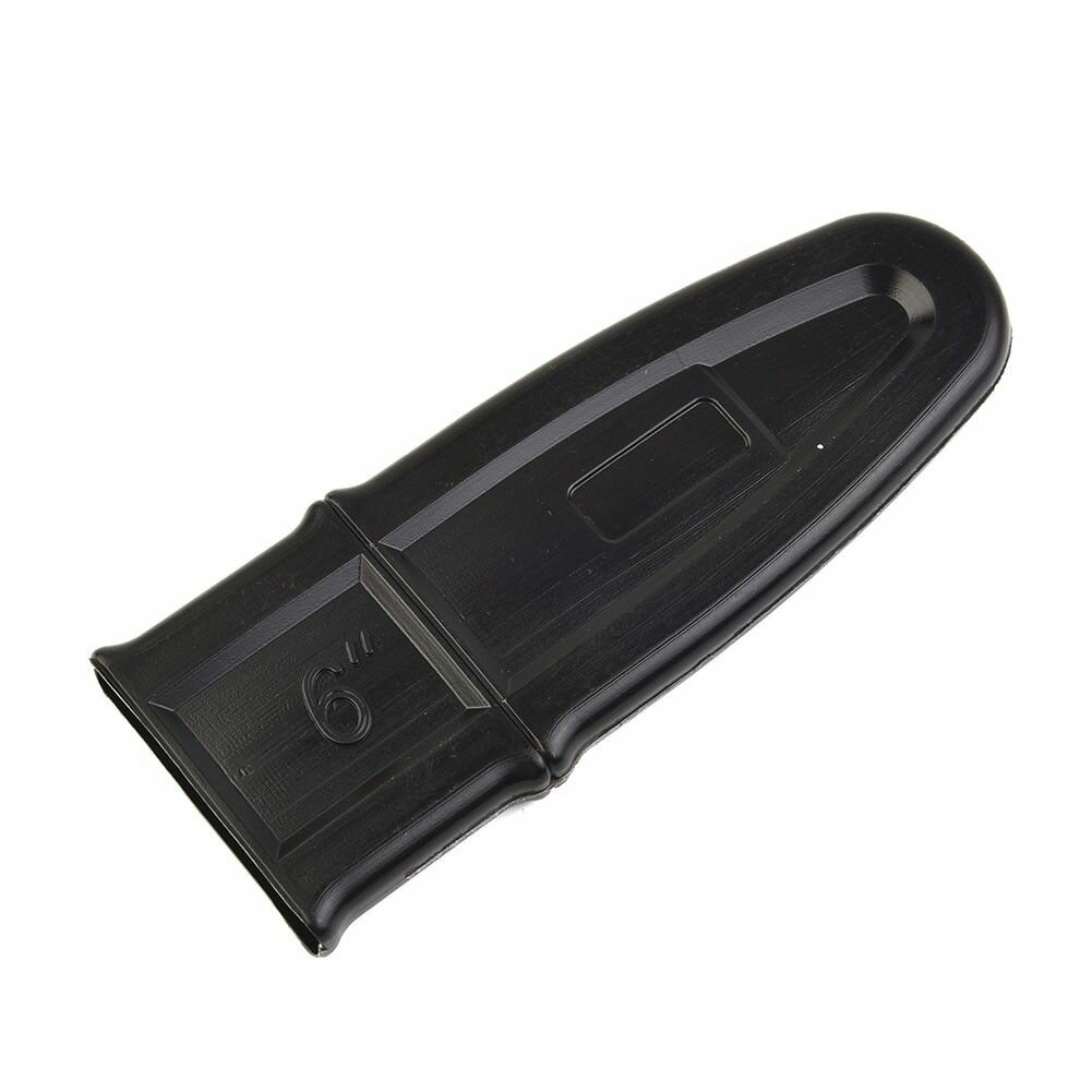 -Черный 4-6-дюймовый защитный чехол для шины бензопилы, защитный кожух, универсальный держатель направляющей пластины, направляющий рукав для цепной пилы, электроинструменты