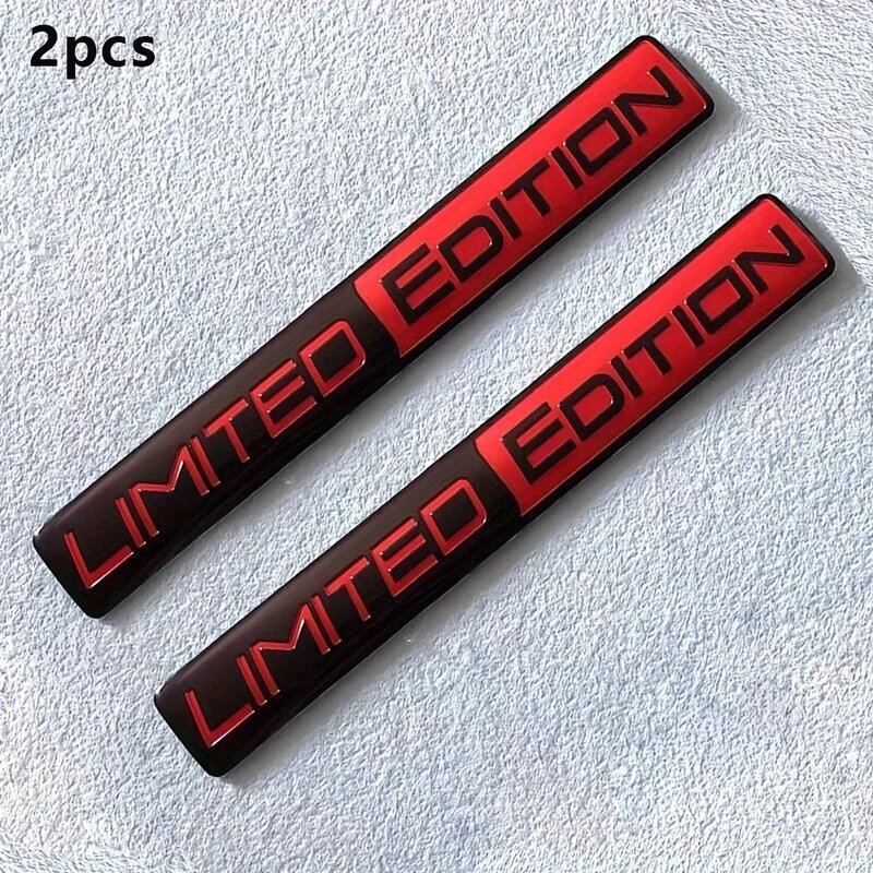 2 шт, 3D эмблема "Limited Edition" Red