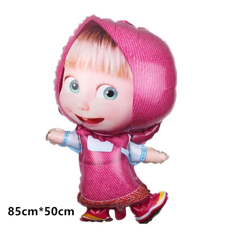 Набор для праздника Маша и Медведь MINISO Розовый, 1pc Foil Balloon