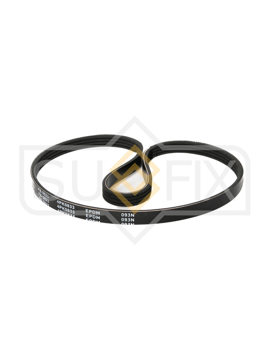Ремень поликлиновый SUFIX 4PK0833 для Chevrolet, Honda, Hyundai, Nissan, Suzuki