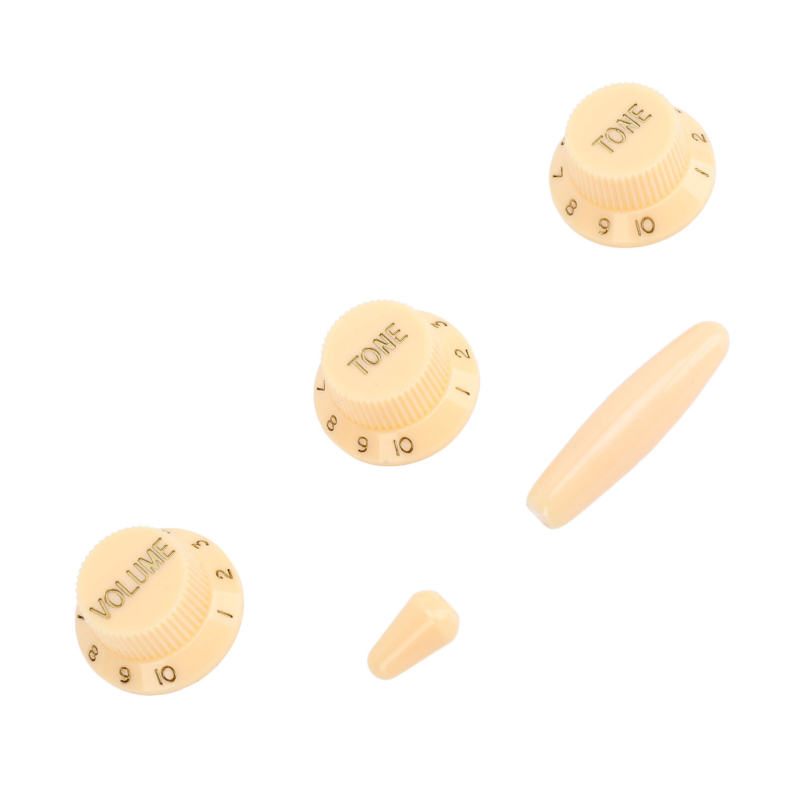 Гитарный потенциометр ручка набор пластиковый точный регулятор громкости тембра для практики кремовый желтый цвет золото слово