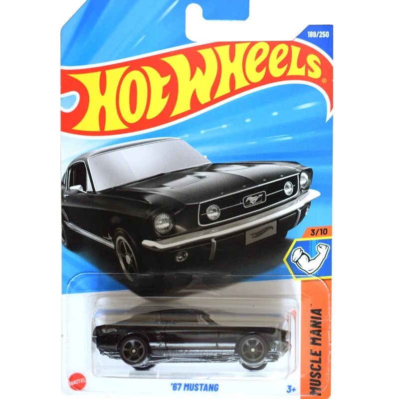 Hot Wheels '67 Mustang Muscle Mania, черный