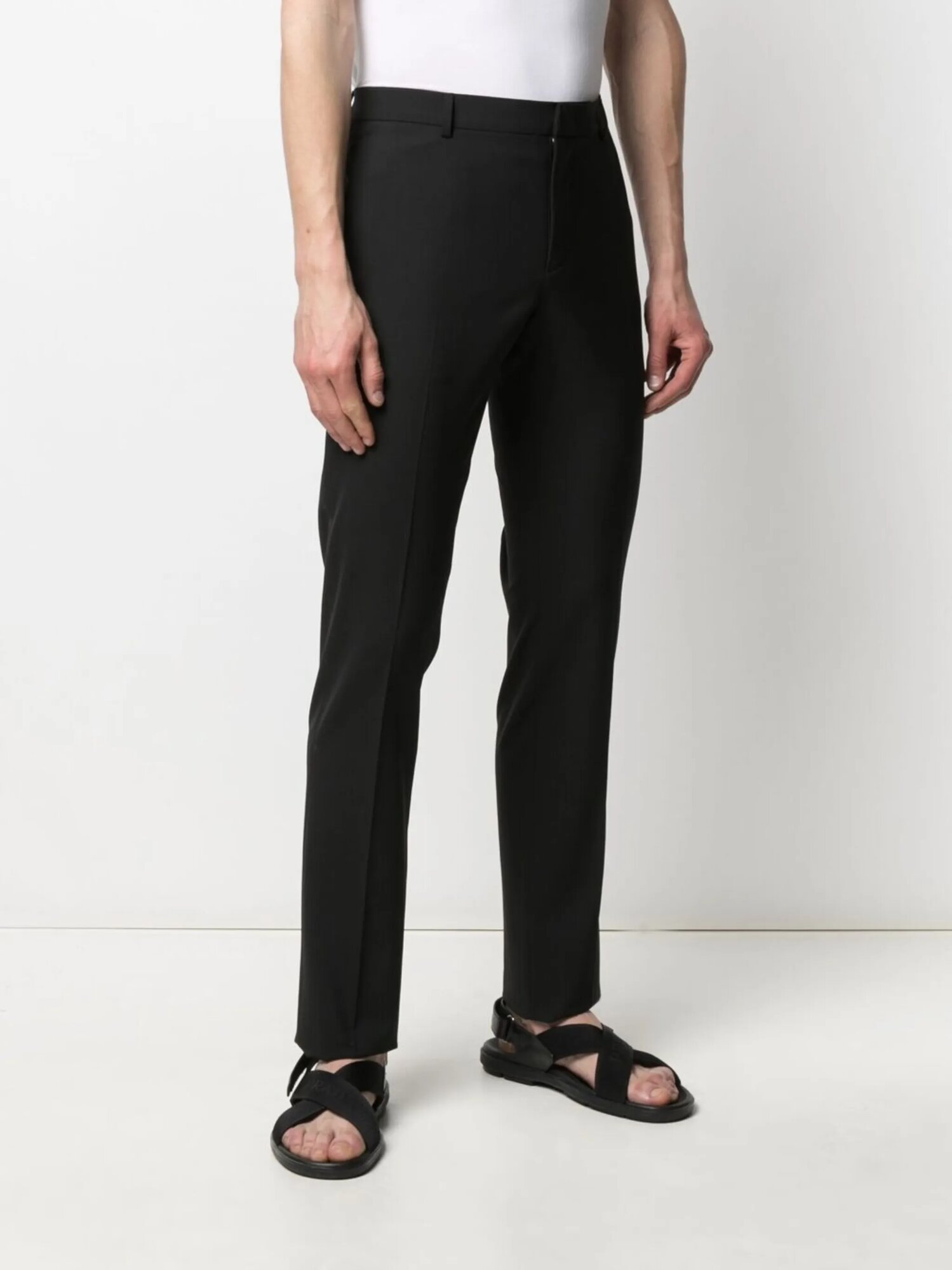 Брюки классические Valentino, размер 50 IT, черный — фото 1