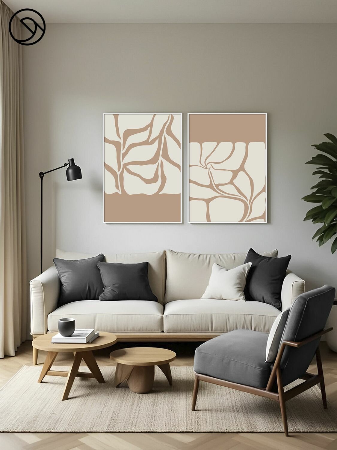 Набор постеров в рамках 50х70 Postermarkt, №50