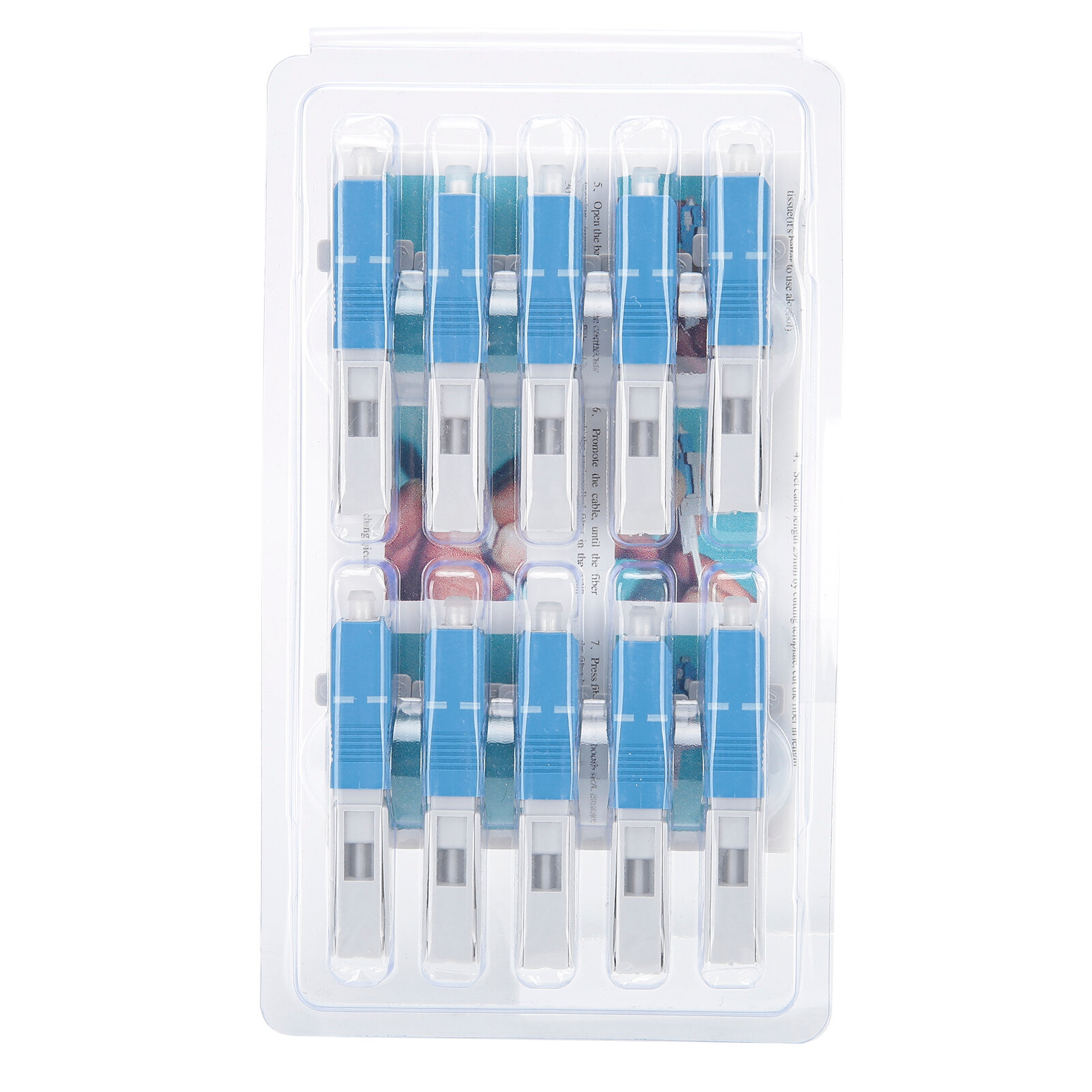 10 штук встроенных быстрых оптических коннекторов SC/UPC для холодного монтажа