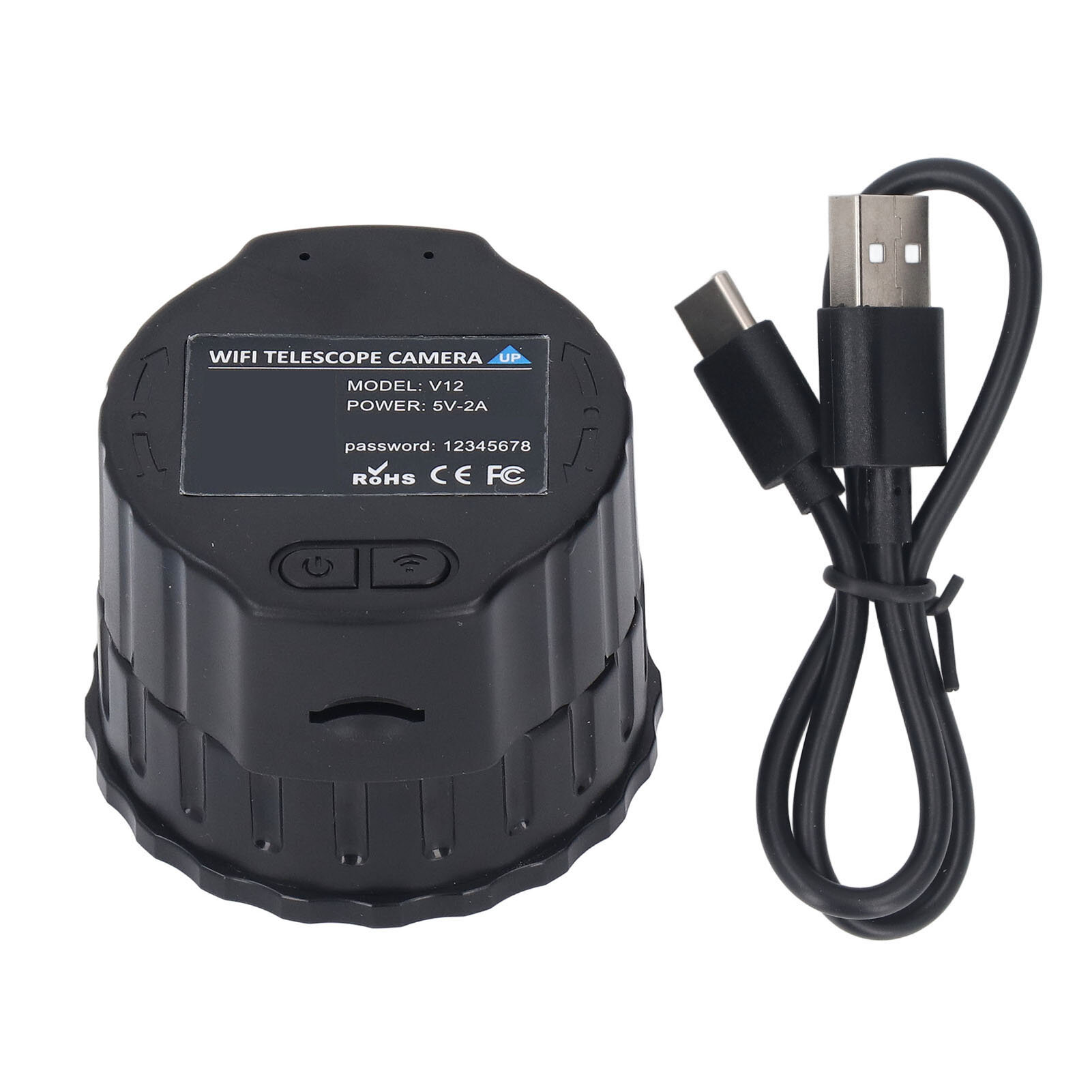 Камера окуляра телескопа 4MP 2K видео беспроводная электронная камера окуляра для телескопов от 25 до 50 мм