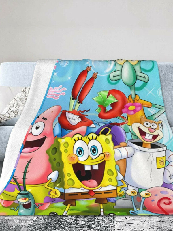 Плед Губка Боб Пледы Губка Боб Квадратные Штаны SpongeBob от SpongeBob SquarePants