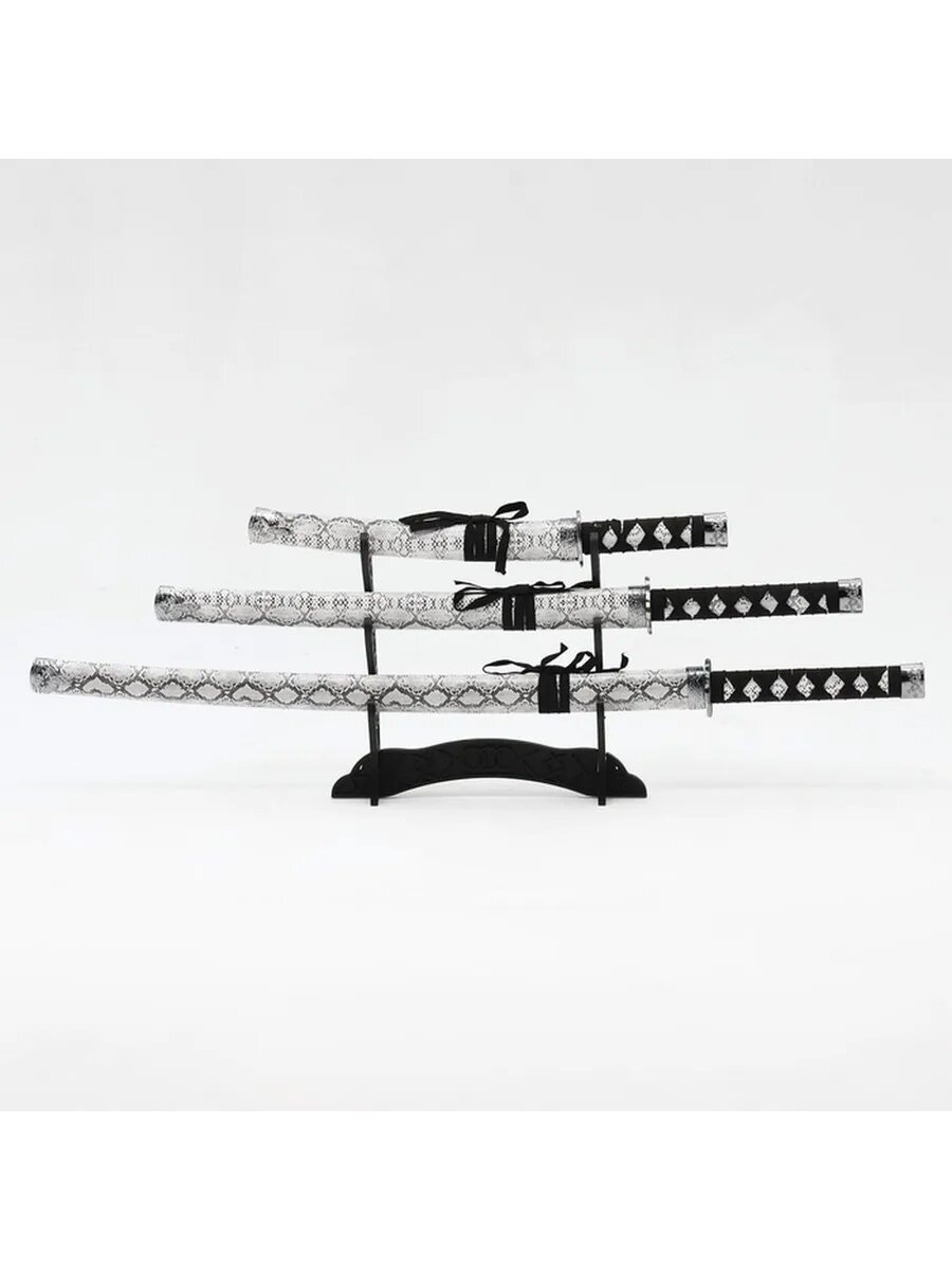 Коллекционная японская катана с подставкой и ножнами