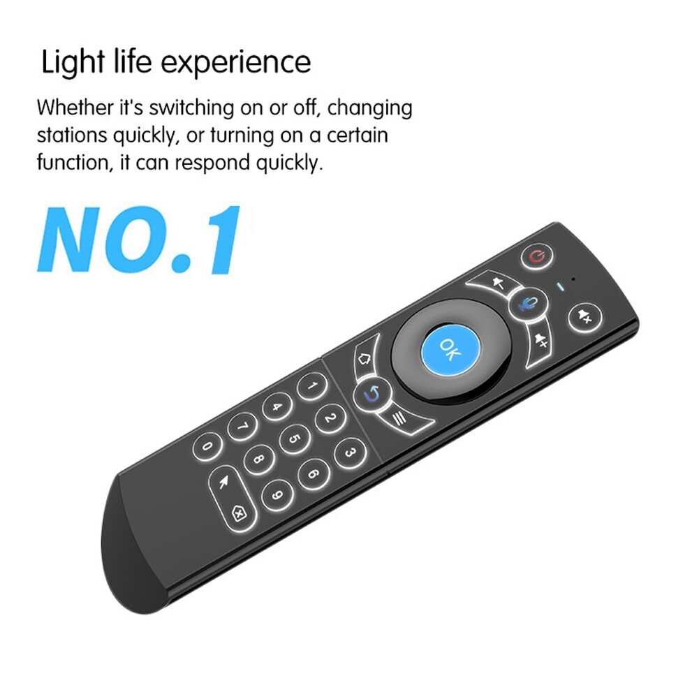 G21 USB Wireless Backlight Air Remote Mouse Smart Voice Controller with Gyroscope — фото 1