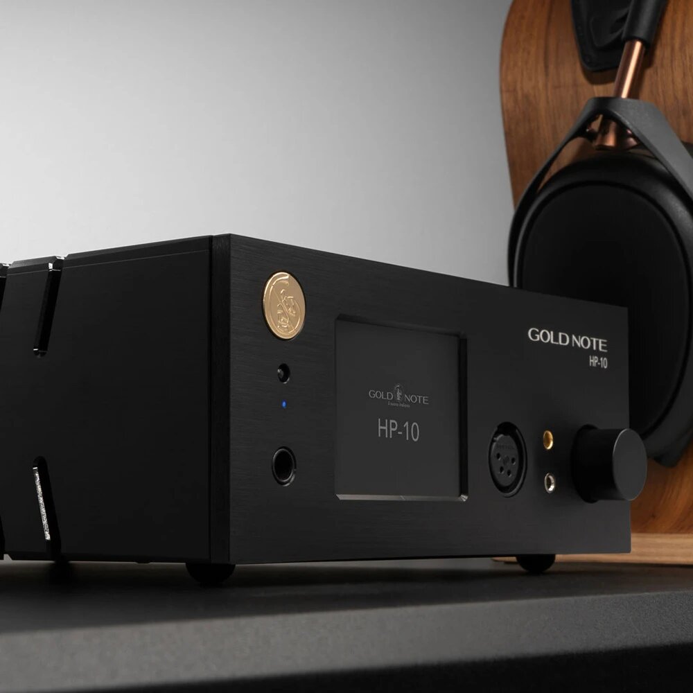 Усилитель для наушников Gold Note HP-10 Deluxe Black — фото 1
