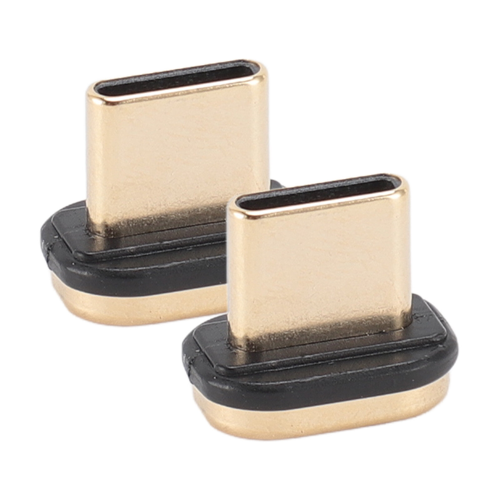 2 шт. металлических позолоченных заглушек для порта USB-C, защищающих от пыли и пыли, для зарядки iOS 15 Galaxy S23