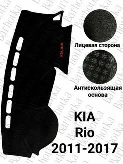 Накидка на панель Kia Rio