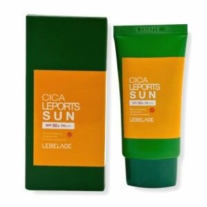 Lebelage Cica Leports Sun солнцезащитный крем для лица с центеллой азиатской для высокой активности и занятий спортом (30мл.)
