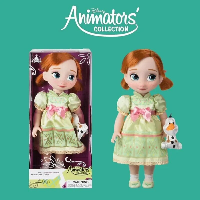 Кукла Анна Disney Frozen Магия волос(40 см), Disney Princess Animators Collection