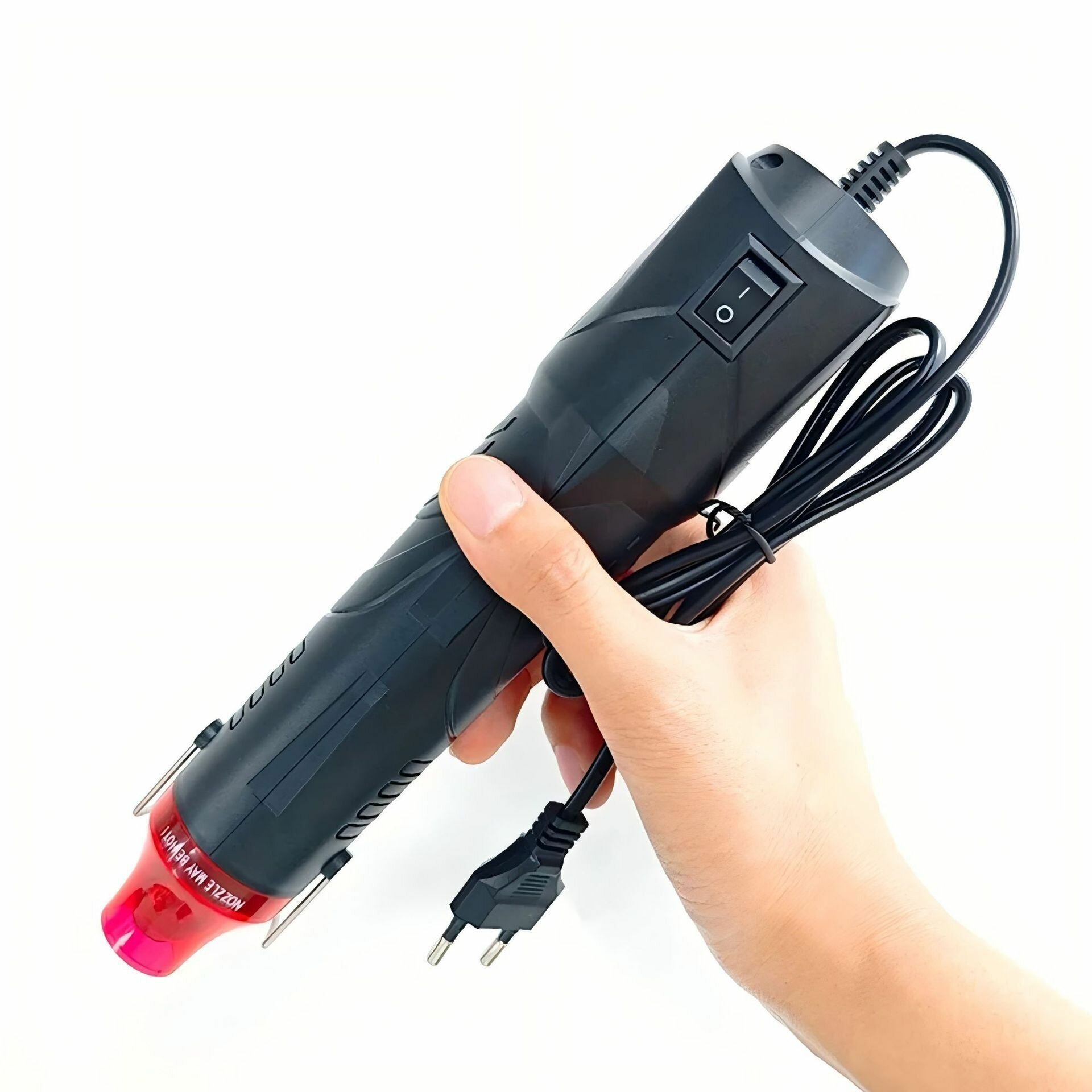 Компактный цифровой термовоздушный фен с регулировкой температуры для дома и ремонта электроники