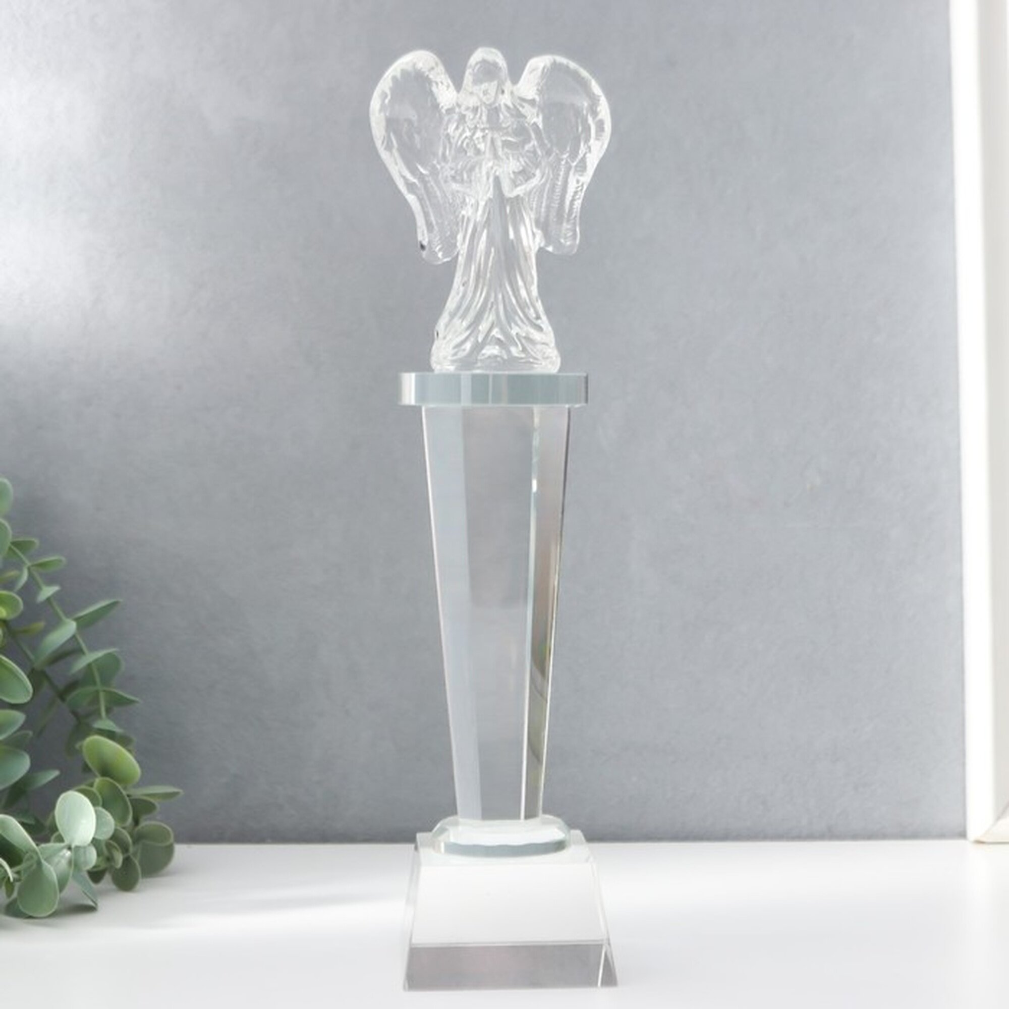 Фигурка стекло «Кубок наградной: Ангел», под нанесение, 29×8×7 см