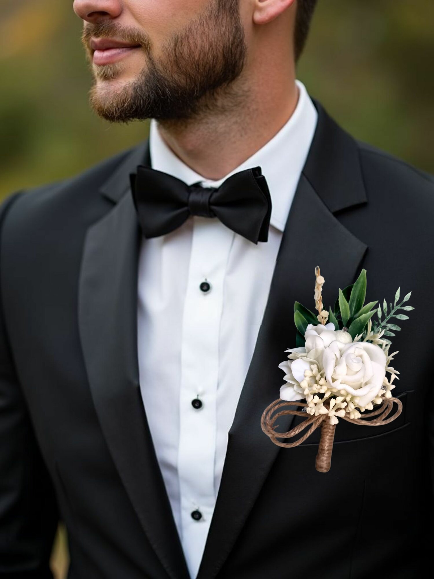 Бутоньерка для жениха или свидетеля