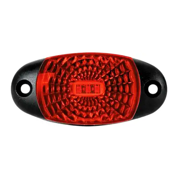 Техавтосвет 60-02 фонарь габаритный красный led 4 диода 24в\