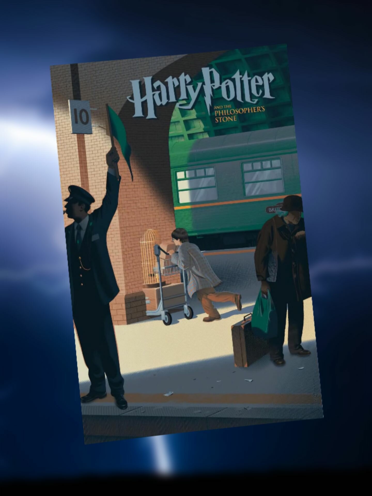 Постер pinterest "Гарри Поттер и Философский камень", 29.7х42см, А3, глянцевый