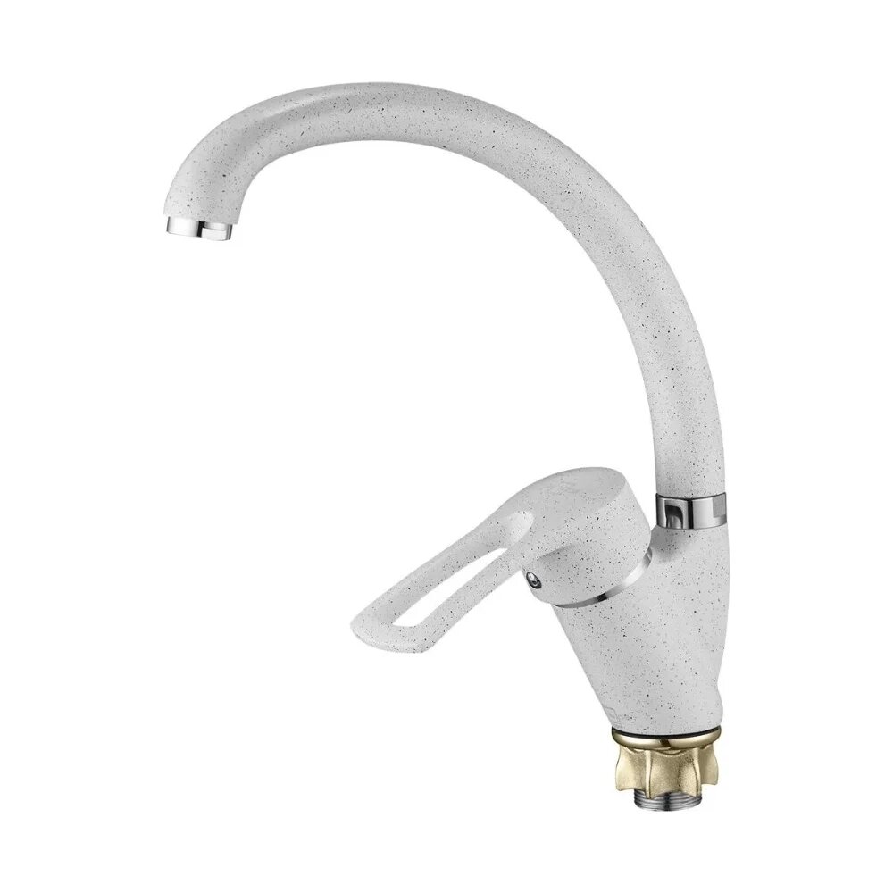 Solone Смеситель дя кухни мойки с высоким поворот изливом, белый, KAK4-A181KW