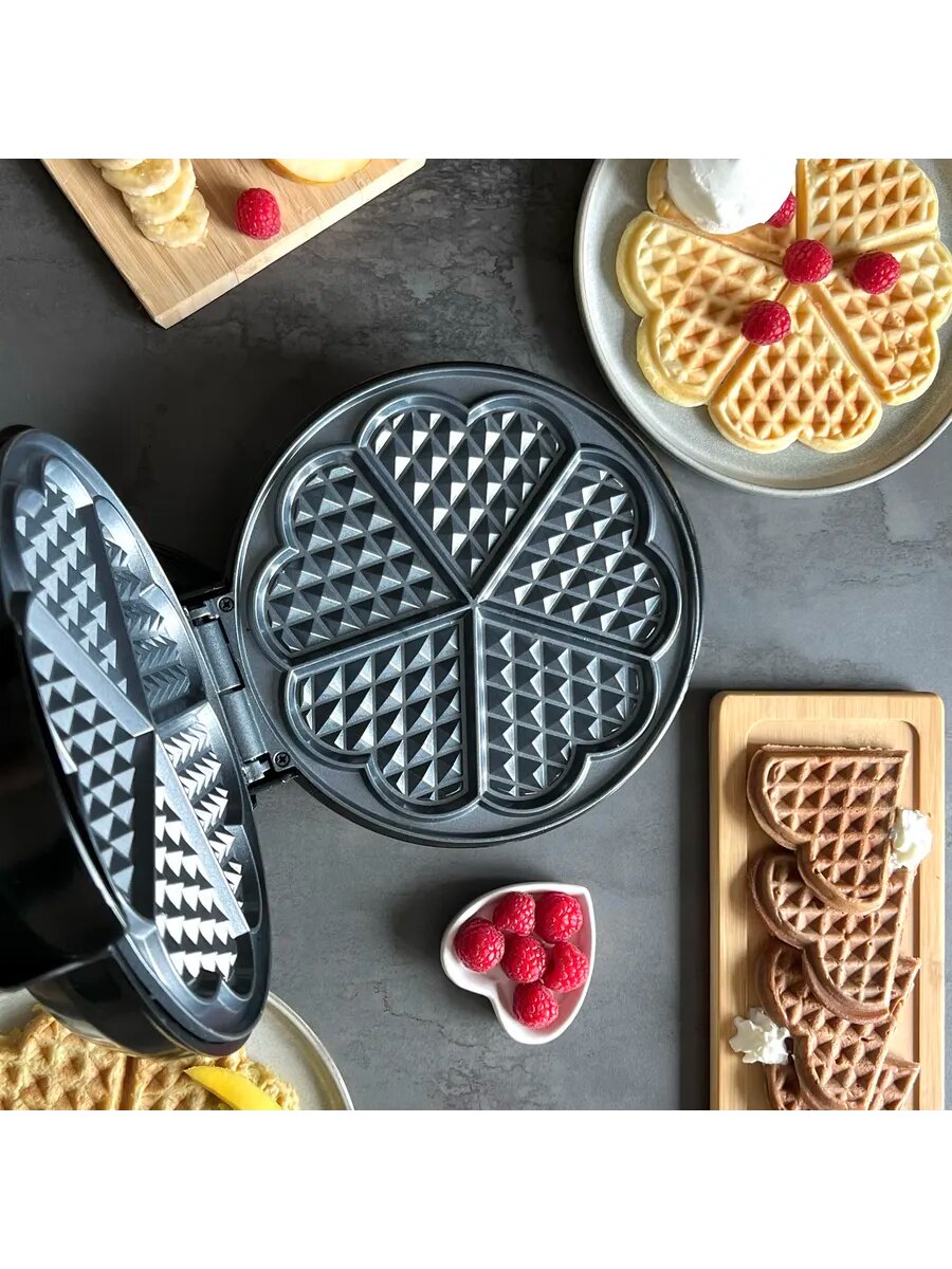 Вафельница "Сердце", 5шт, мощность 700Вт