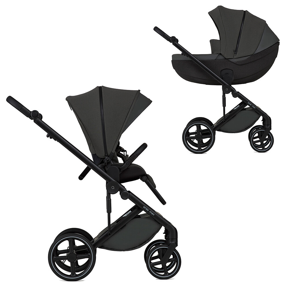 Детская коляска 2в1 Anex Mev, цвет Ditto (Графитовый), артикул производителя mo-01