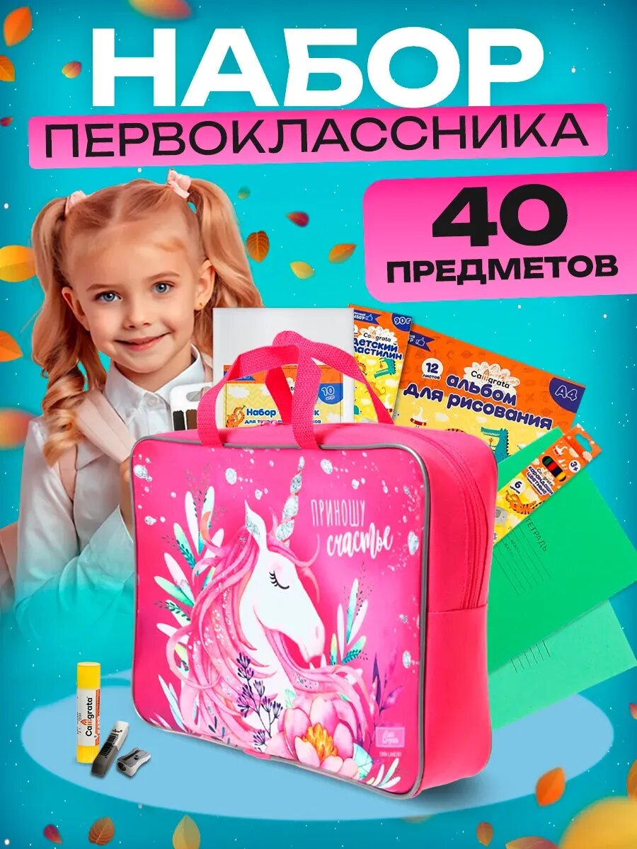 Набор первоклассника 40 предметов