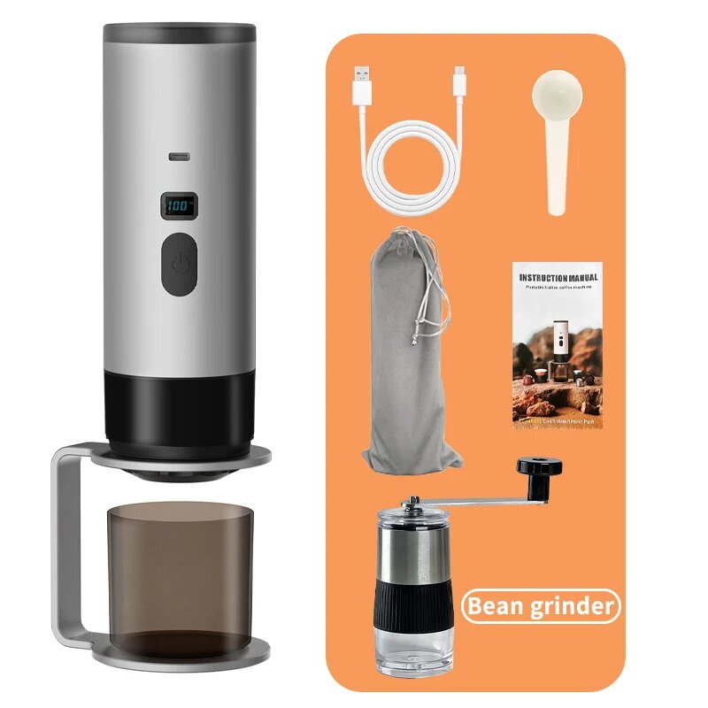 Капсульная кофемашина abay Capsule fully automatic Plus Silver Grinder