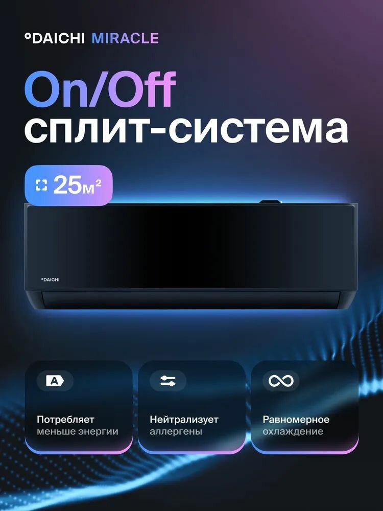 Сплит-система Daichi MIRacle MIR25AVQ1R/MIR25FV1R