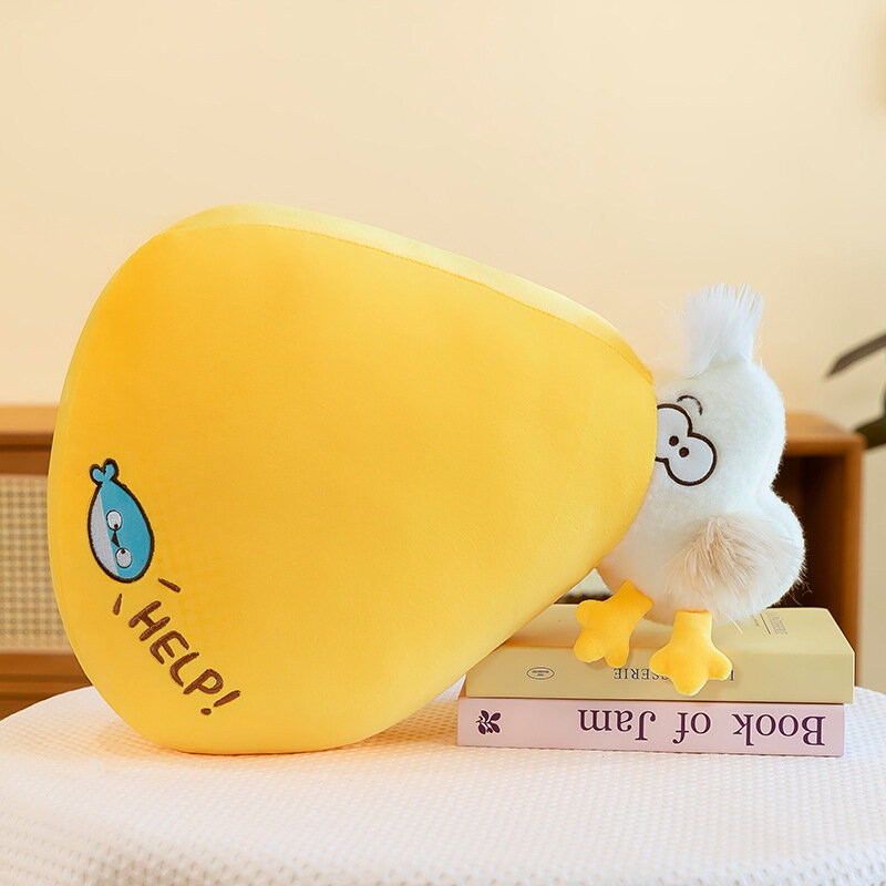 Новая милая плюшевая игрушка-птица-пеликан, креативная мультяшная большая кукла для девочек, уродливая милая мягкая кукла-птица-пеликан