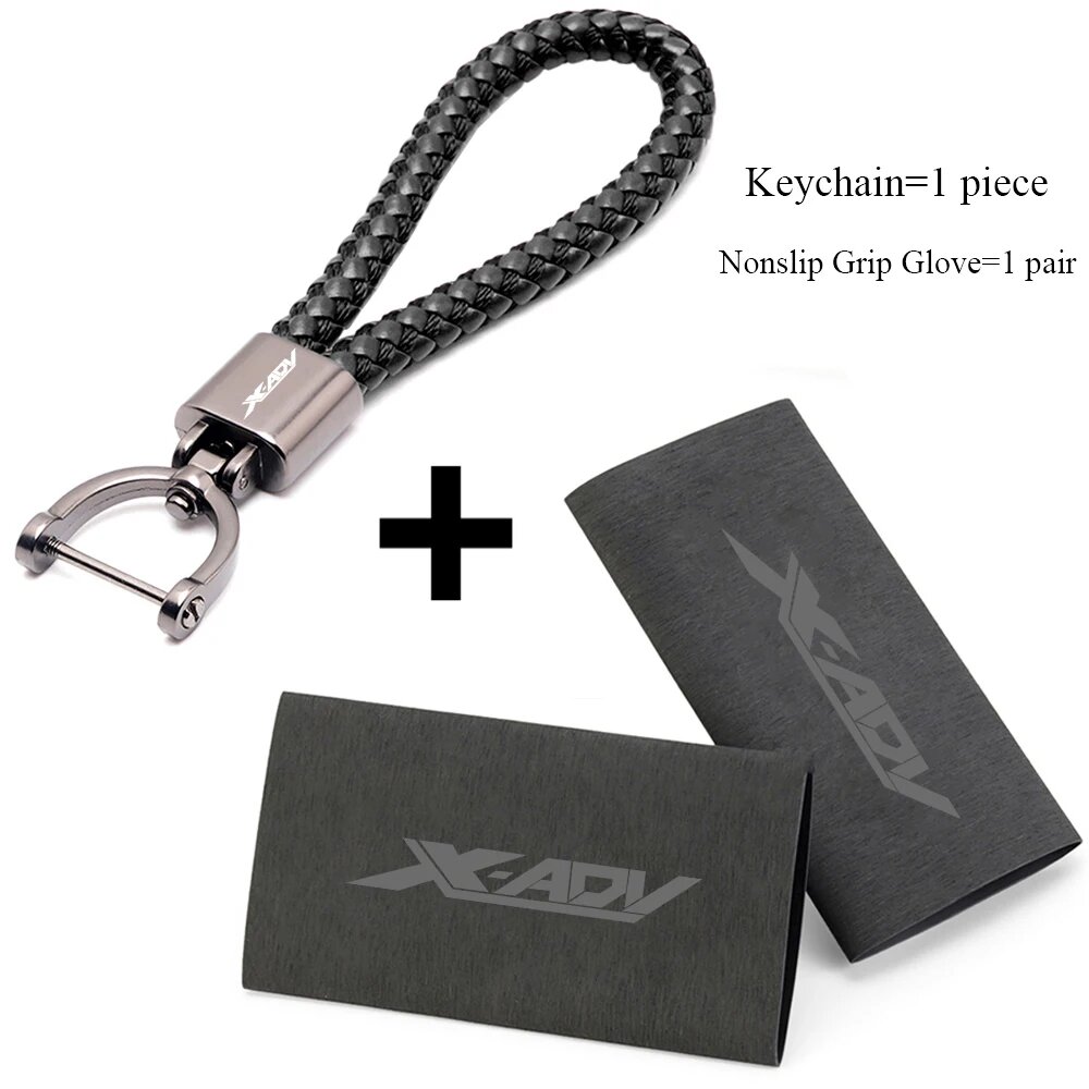 2024 горячая Распродажа для HONDA XADV 750 Φ 750 X ADV 300 750 XADV 1000 Мотоциклетные аксессуары обогревающая Крышка нескользящая Резина Keychain 1Set Black