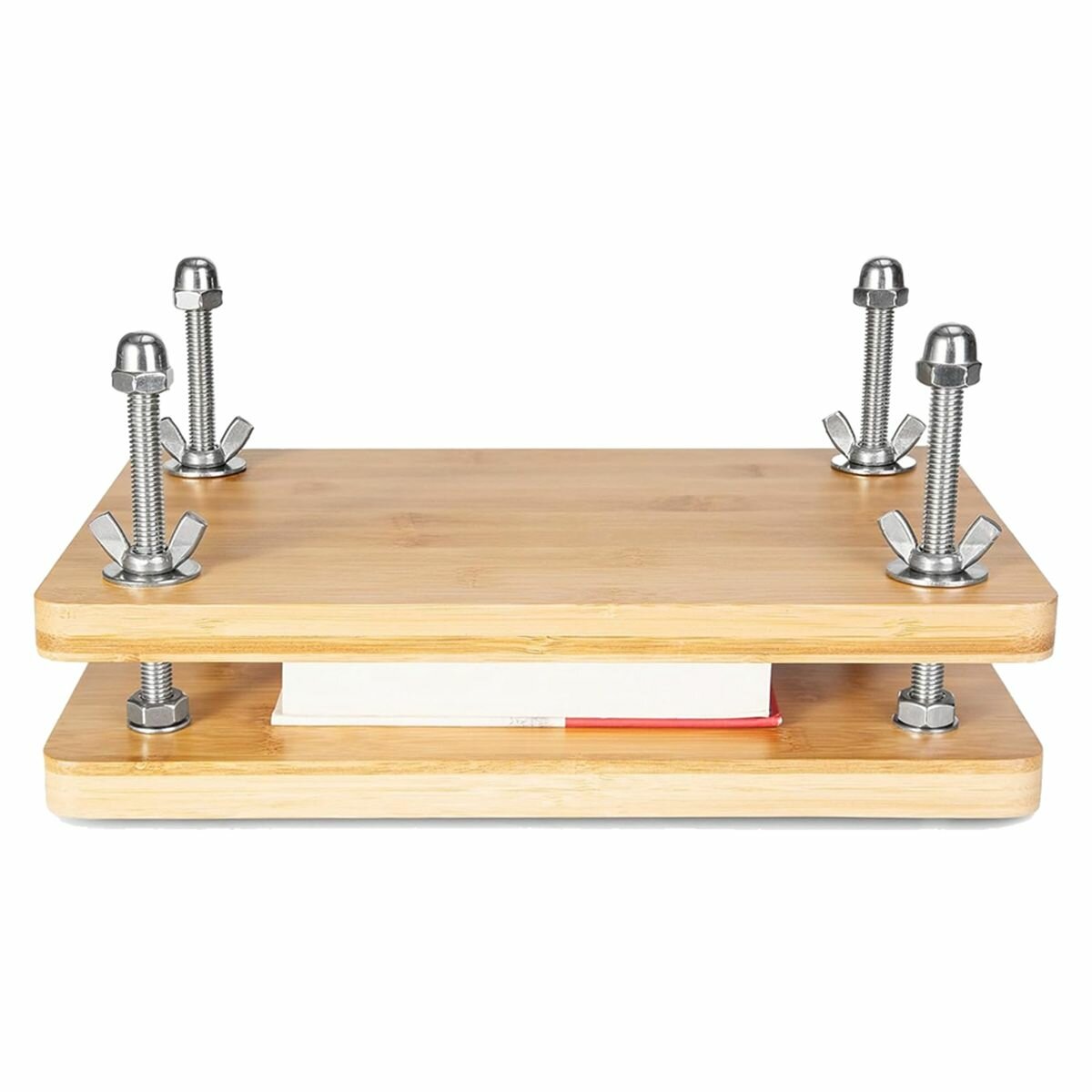 Книжный пресс для переплета книг, деревянный бамбуковый пресс, портативные комплекты для переплетных работ