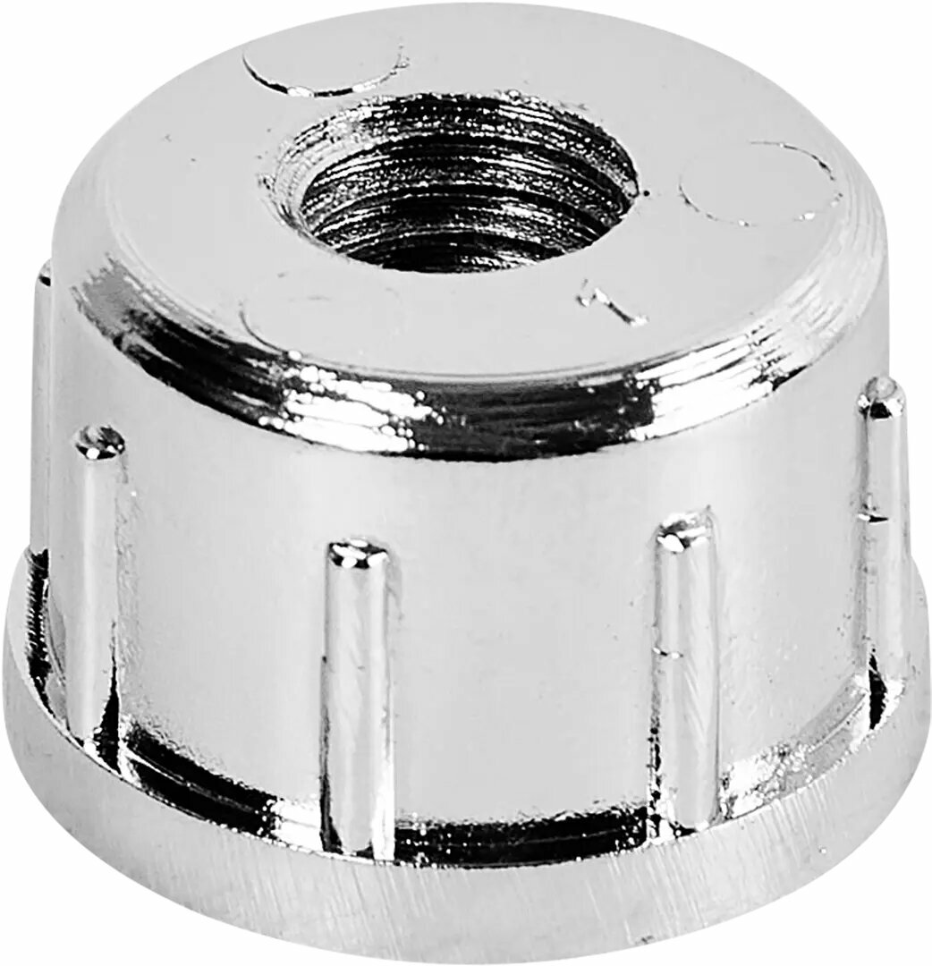 Заглушка-вставка с резьбой М10 цвет хром