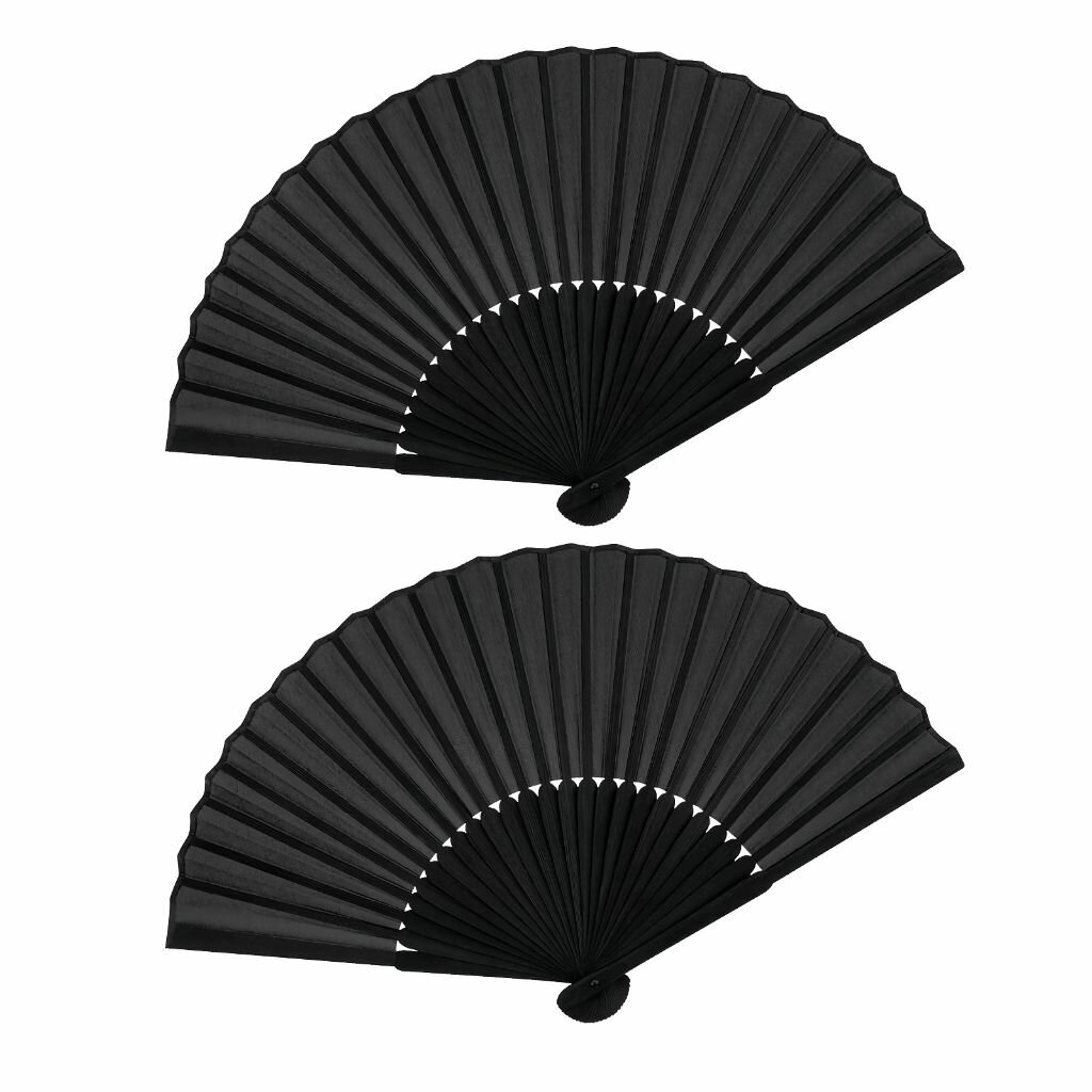 Тканевый веер для танцев, большой складной ручной веер, 8 дюймов, китайское кунг-фу